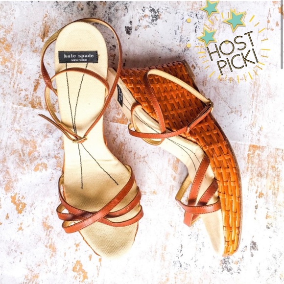 kate spade | Shoes | Hp Kate Spade Wicker Wedges | Poshmark